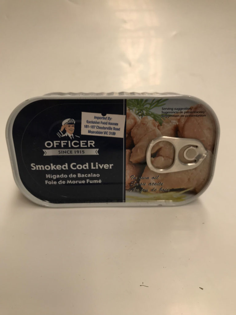 120g OFFICER SMOKED COD LIVER - Gourmet & More