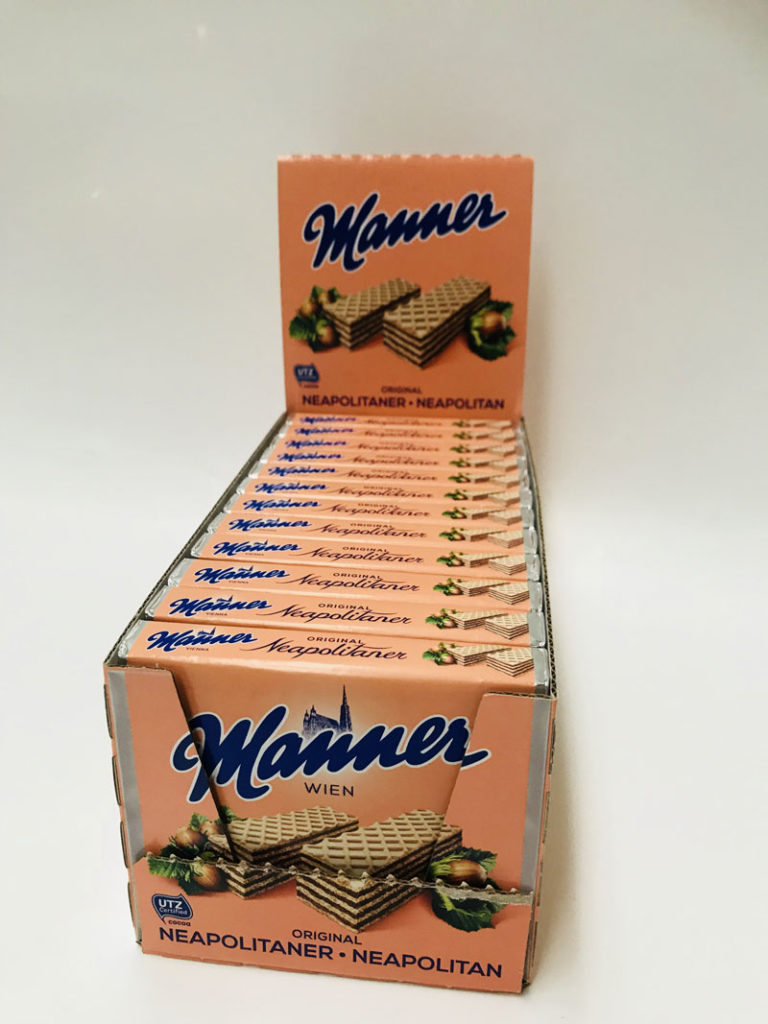 12x75g MANNER HAZELENUT WAFERS - Gourmet & More